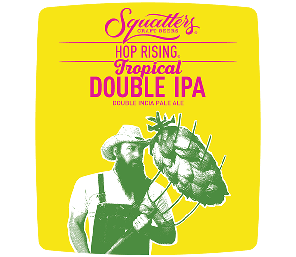 SQUATTERS HOP RISING TROPICAL DOUBLE IPA - Crescent Crown